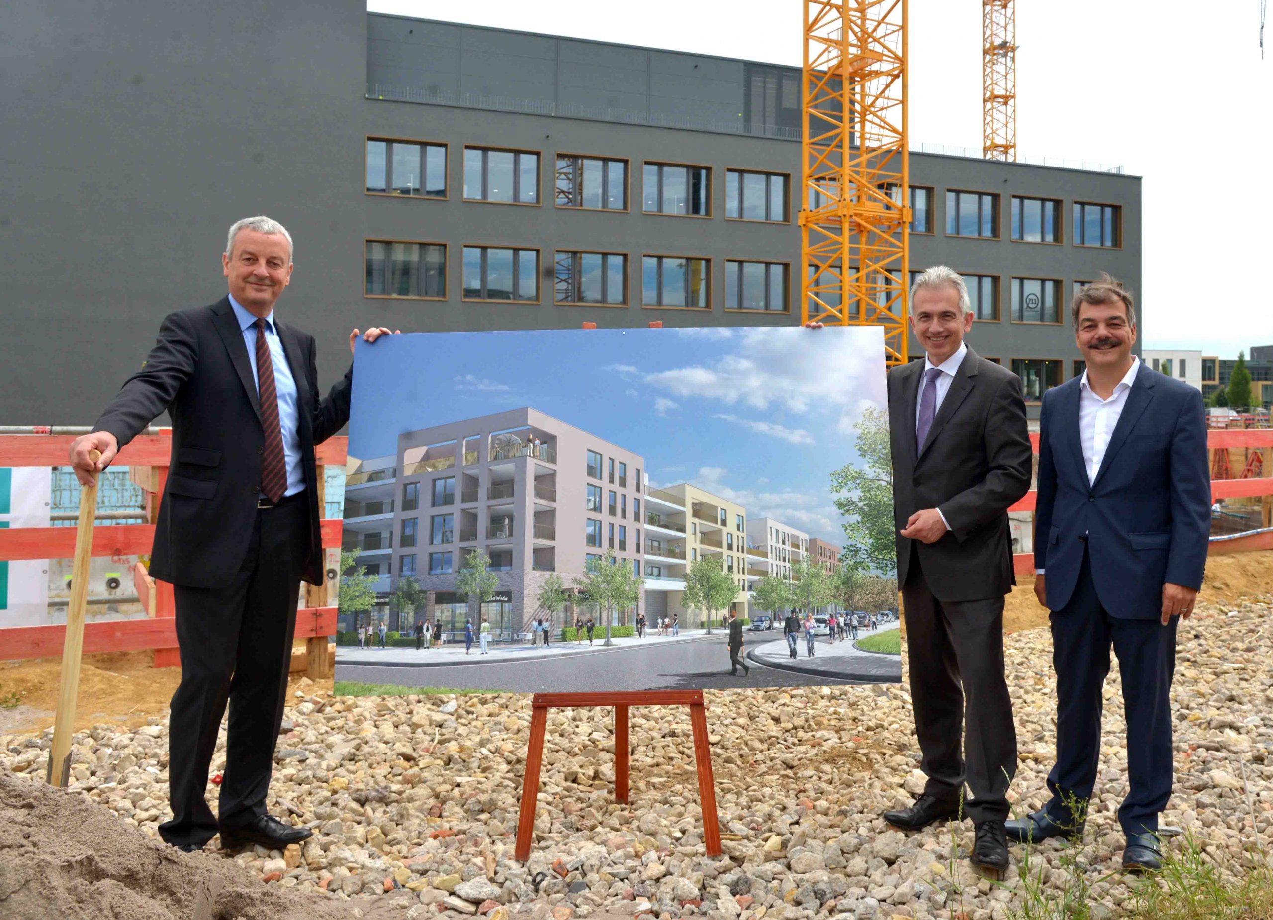 Frank_Junker_Peterkl_Feldmann_Peter_Matteo_Spatenstich_Riedbergallee_2 ...